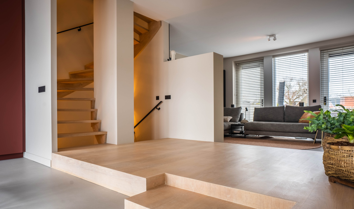 Dubbelkwart Z trappen | Eiken - Dijkstra Trappen